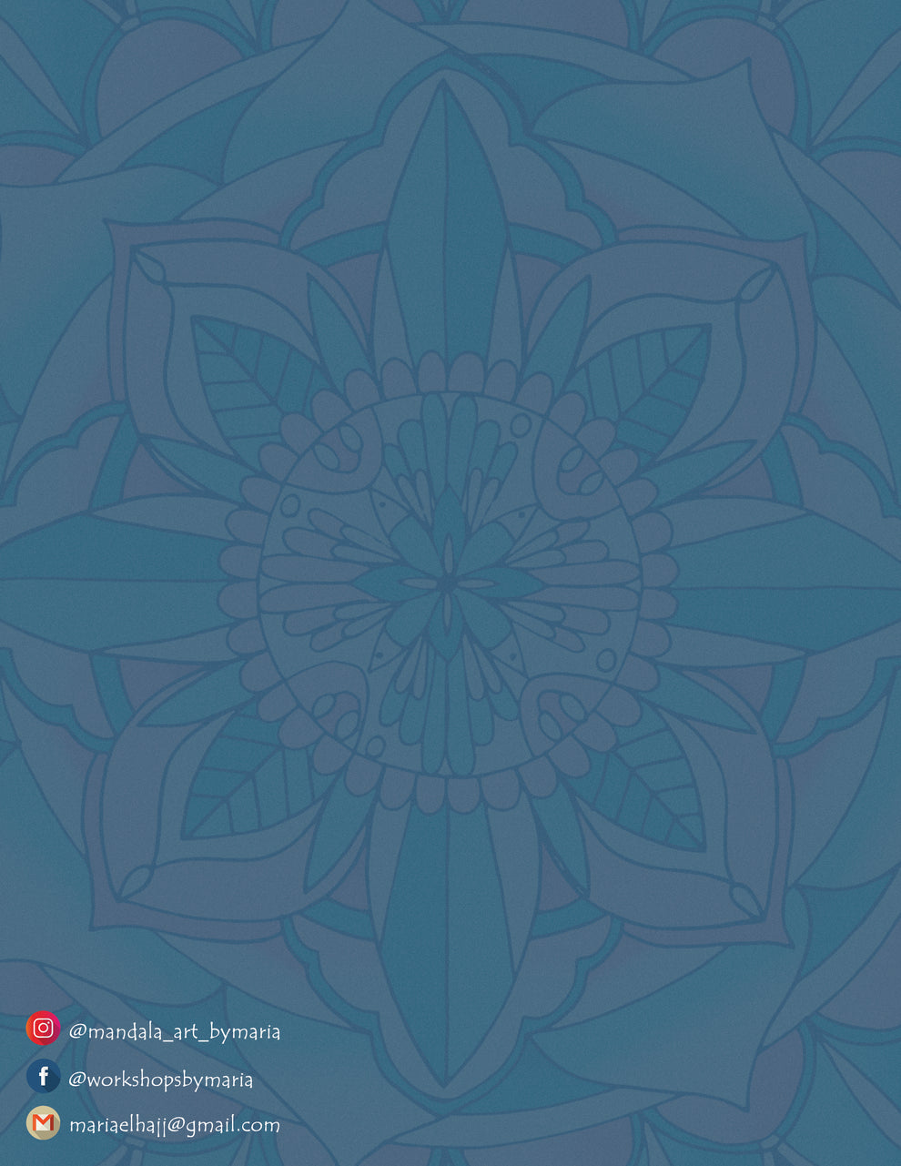 Summer Mandala Coloring Book – Maria Hajj