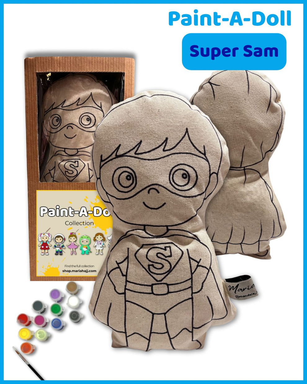 Paint-A-Doll | Super Sam – Maria Hajj